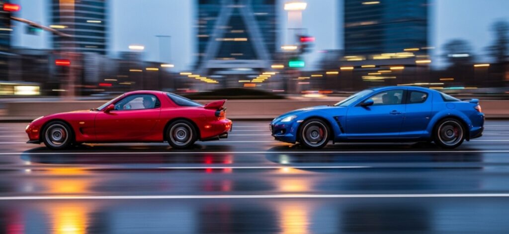 RX-7とRX-8の違いに迫る！燃費や速さの差も詳しく紹介 | 車の広場